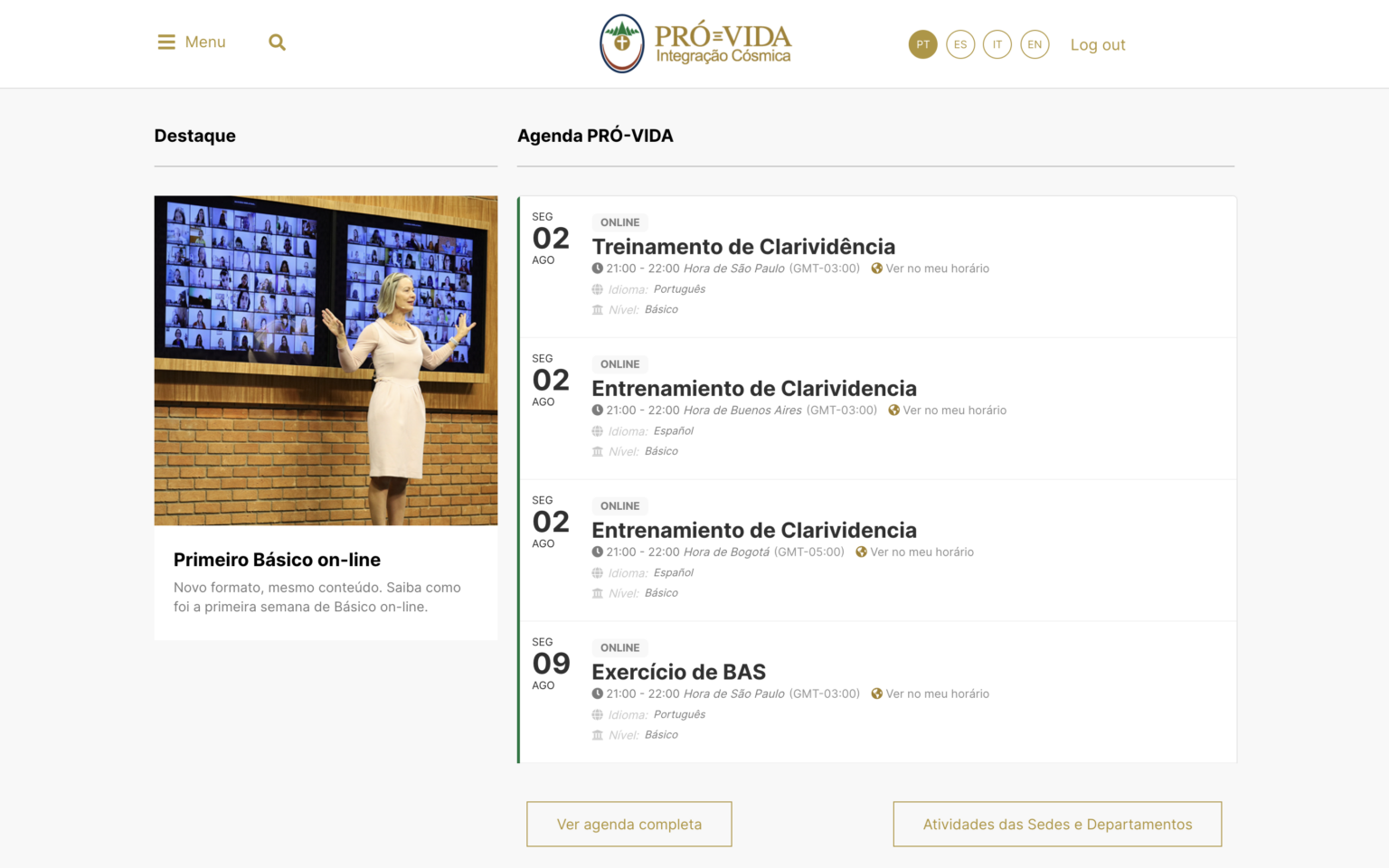Como Participar da PRÓ-VIDA - PRÓ-VIDA